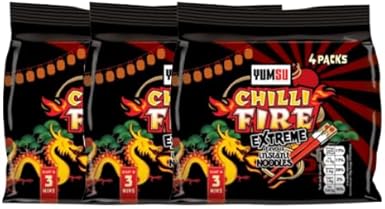 Yumsu Chilli Fire Extreme Flavour Instant Ramen Noodles Assorted Packs ...
