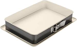 Dr. Oetker Rectangular Springform Cake Tin 38 cm, Cake Tin with Leak ...
