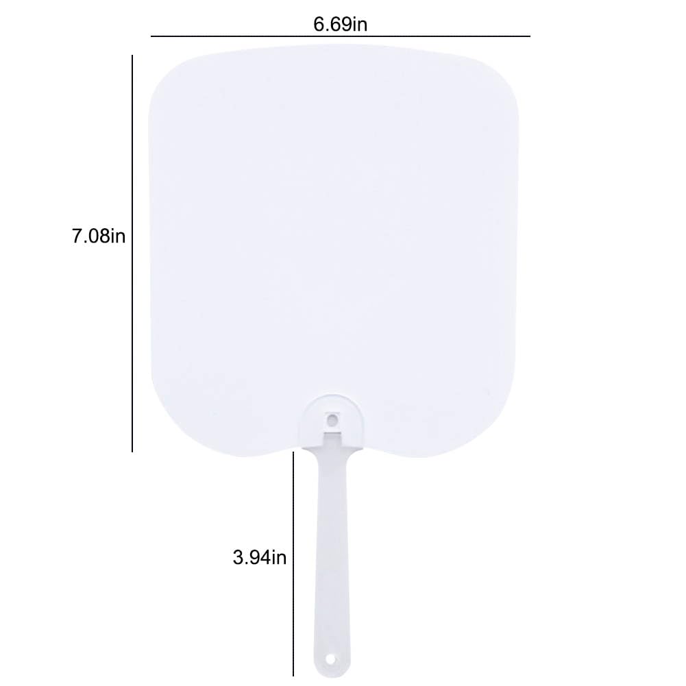 Plastic Hand Fan Mockup Free