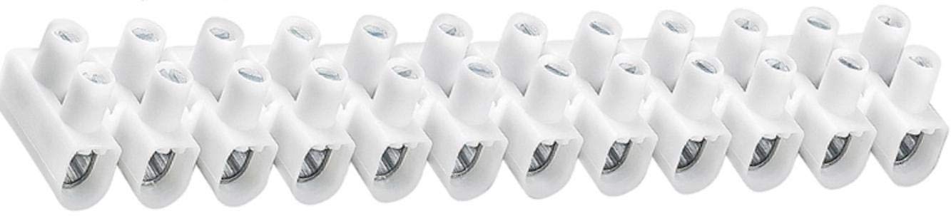 ELECTRO TERMINAL Wire Connector Strip 10 Position Screw on Block, NF CE ...