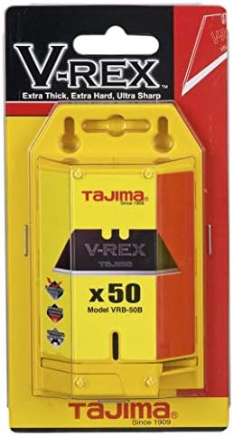 Tajima V-REX Trapezklingen VRB-50B (Ersatzklingen, Klingen, Wechselklingen für Messer VR101 D/R1 ...