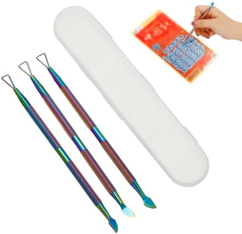 Amazon.com: 3 Pcs Metal Lottery Scratcher Tool, Rainbow Finish Scratch ...
