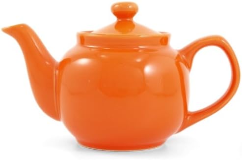 Amazon.com | Orange Classic 2 Cup Ceramic Teapot: Teapots