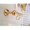 Amazon.com: Unhlacquered Brass Wall Mount Pot Rack - 30 INCH Brass Pot ...