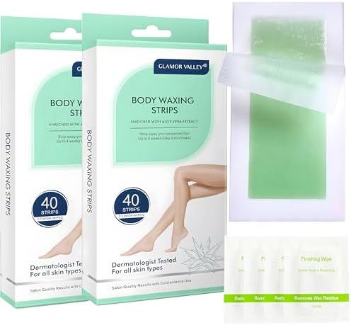 Amazon.com : Flamingo Women’s Body Wax Kit - 56 Wax Strips : Beauty ...