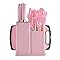 Amazon.com: home essentials-19 piece-pink kitchen utensils set; pink ...