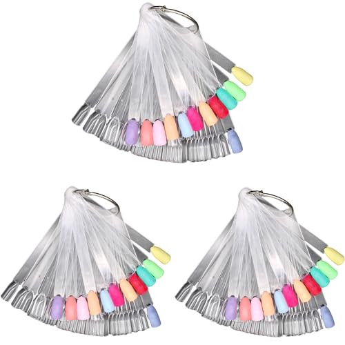150 Nail Swatch Sticks Nail Tech Supplies Nail Colour Display Tips ...
