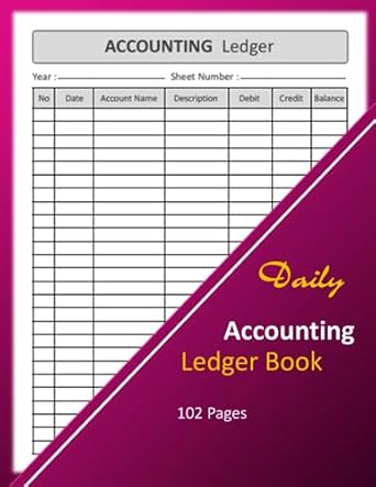 Accounting Ledger Book: Accounting Log Book for Bookkeeping and Small ...