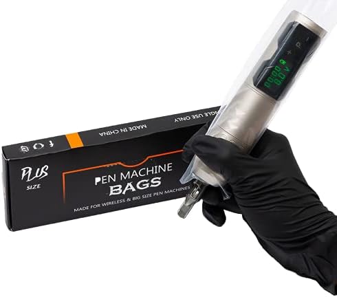 Amazon.com: Tattoo Machine Pen Covers - Yuelong 200pcs Black Tattoo Pen ...