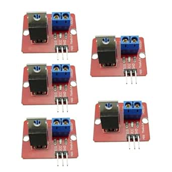 Ferwooh 5PCS 3.3V/5V IRF520 Driver Module MOSFET Driver Modules MOS ...