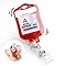 Amazon.com : Liquid-Filled Blood Badge Reel, Nurse Phlebotomy Badge ...