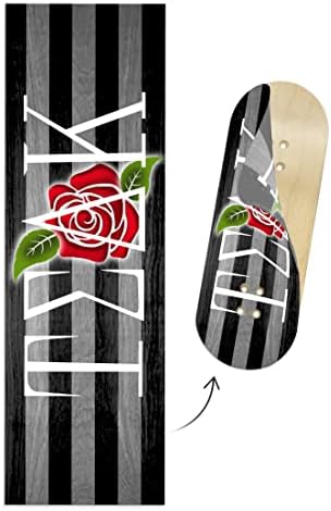 Amazon.com: Fingerboard Deck Graphic, Vibrant Leaves" - Adhesive ...