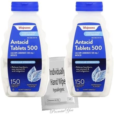Amazon.com: Regular Strength Antacid Chewable Tablets and A Hypo ...