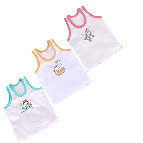 Buy Cute Cuddles Baby Cotton Printed Regular Innerwear Baniyan Kids -XL ...