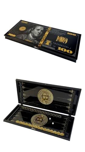 Amazon.com: Glass Backgammon Set Stylized with Finance Theme | Best ...