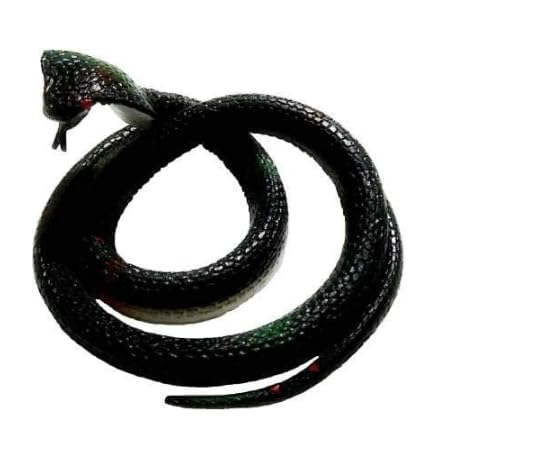 Buy SHAMSI ARTS Treasure Realistic Fake Rubber Snake Gag Toy Artificial ...