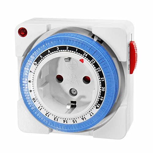 3NH® 230V 16A 24 Hour Mechanical Timer Switch Outlet Mechanical Timing ...