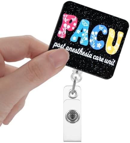 Amazon.com : Xipromi Pacu Post Anesthesia Care Unit Badge Reels ...