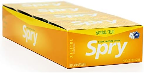 Amazon.com : Spry Fresh Natural Xylitol Chewing Gum Dental Defense ...