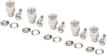 Amazon.com: Eyelet Grommet Fastener Dies for Hand Press Machine - 5 ...