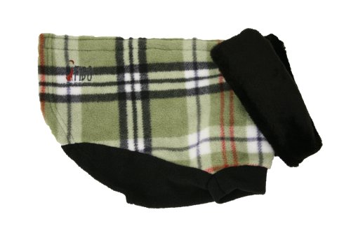 Premier Pet Fido Fleece Dog Coat Preppy Puppy Plaid, Size 16 : Amazon ...