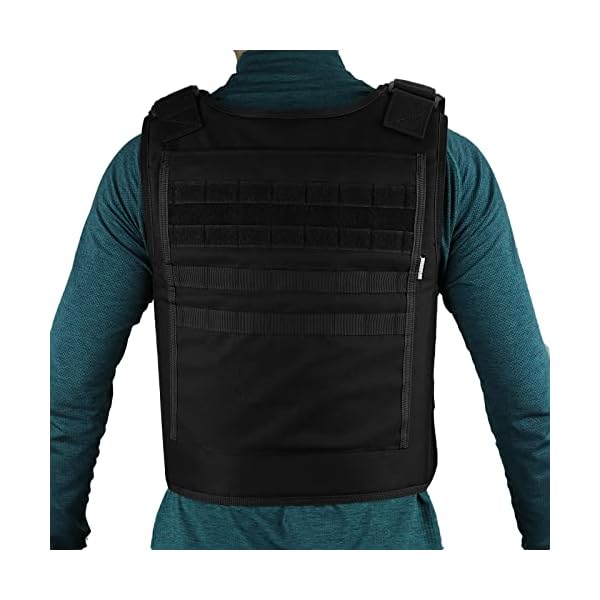 MGFLASHFORCE Tactical Vest for Men, Security Police Fbi Airsoft Vest ...