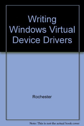 Buy Writing Windows Virtual Device Drivers Book Online at Low Prices in ...