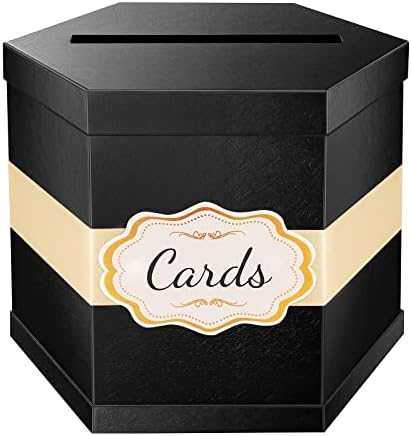 Amazon.com: Creative Converting Chalkboard Card Box, 12" x 12", Black ...
