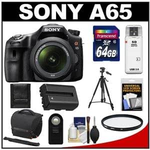 Amazon.com : Sony Alpha SLT-A65 Translucent Mirror Technology Digital ...