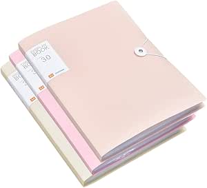 AOOPOO A4 Display Folders, 3 Pack 30 Pockets A4 Folder with Plastic ...