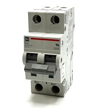 Eaton WMS2D30 DIN Rail Circuit Breaker 2 Pole 30A 277/480V D-Curve ...