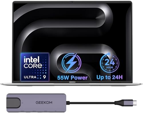 Amazon.com: GEEKOM GeekBook M16 Laptop, 16" IPS Laptop Computer for ...