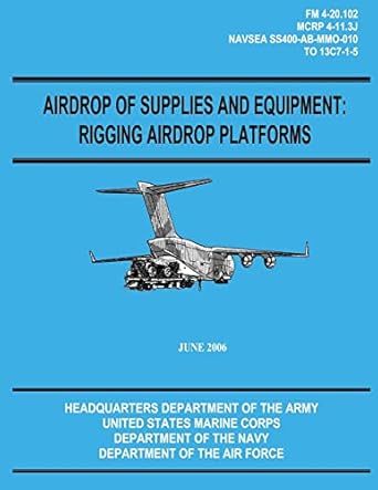 Buy Airdrop of Supplies and Equipment: Rigging Airdrop Platforms ...