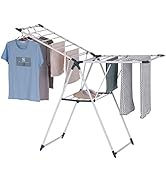 Amazon.com: YUBELLES Clothes Drying Rack, Gullwing Laundry Rack ...