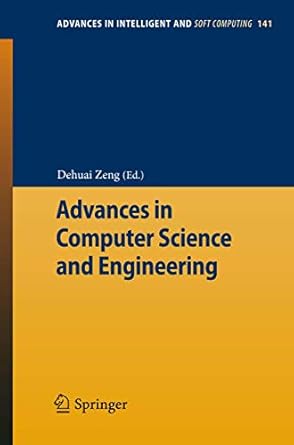 Buy Advances in Computer Science and Engineering: 141 (Advances in ...