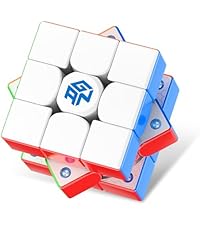 Amazon.com: GAN 356 Maglev 3x3 Magnetic Speed Cube Stickerless Gans 356M Magic Cubes, Magnetic ...