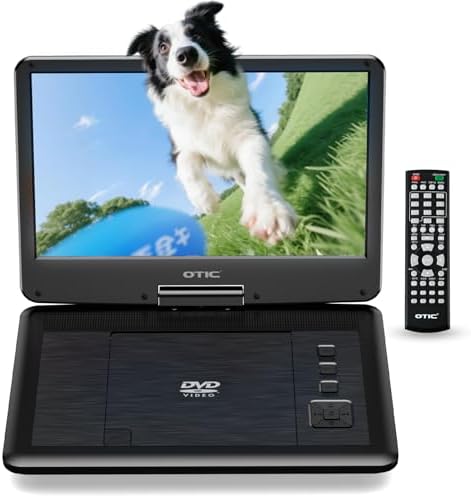 Amazon.com: OTIC 13" Portable DVD Player with 11.6" HD Swivel Screen ...