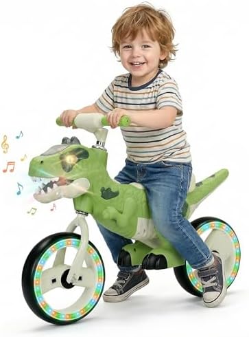 Amazon.com: Dinosaur Bike for Kids 3-5, Toddler Balance Bike 4+ Year ...