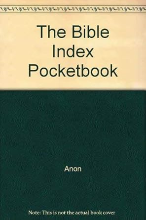 The Bible Index Pocketbook: Luci Shaw: 9780860653202: Amazon.com: Books