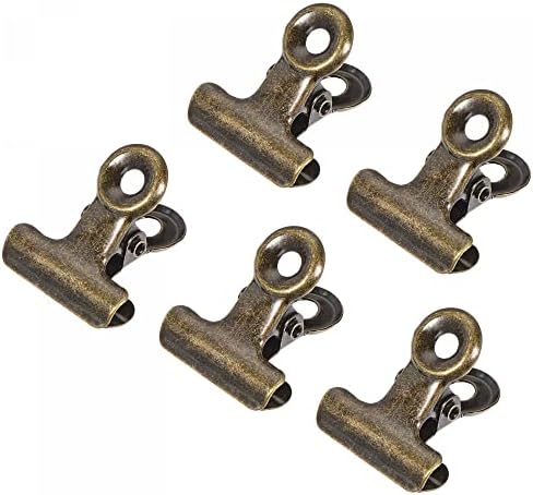 Coideal Small Bulldog Clips, 22mm Mini Binder Paper Clips Tiny Metal ...