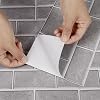 Decoroom Tile Stickers Grey 24pcs/15x30cm Brick Self Adhesive Wall ...