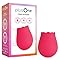 Amazon.com: plusOne Rose Toy Vibrator for Women, Clitoral Stimulator Made of Body-Safe Silicone ...