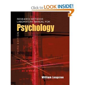 Research Methods Laboratory Manual for Psychology3rd (Third) Edition ...