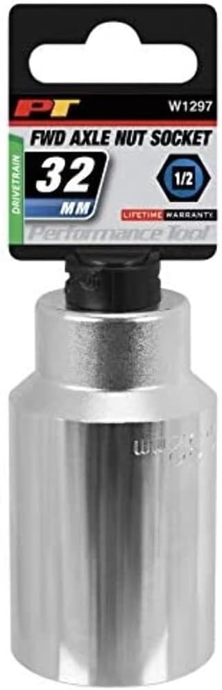 Performance Tool W1297 32mm Front Wheel Drive Axle Nut Socket : Amazon ...