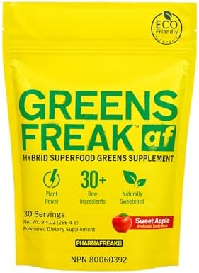 Amazon.com: Pharmafreak Greens Freak Super Greens Powder for Gut Health ...