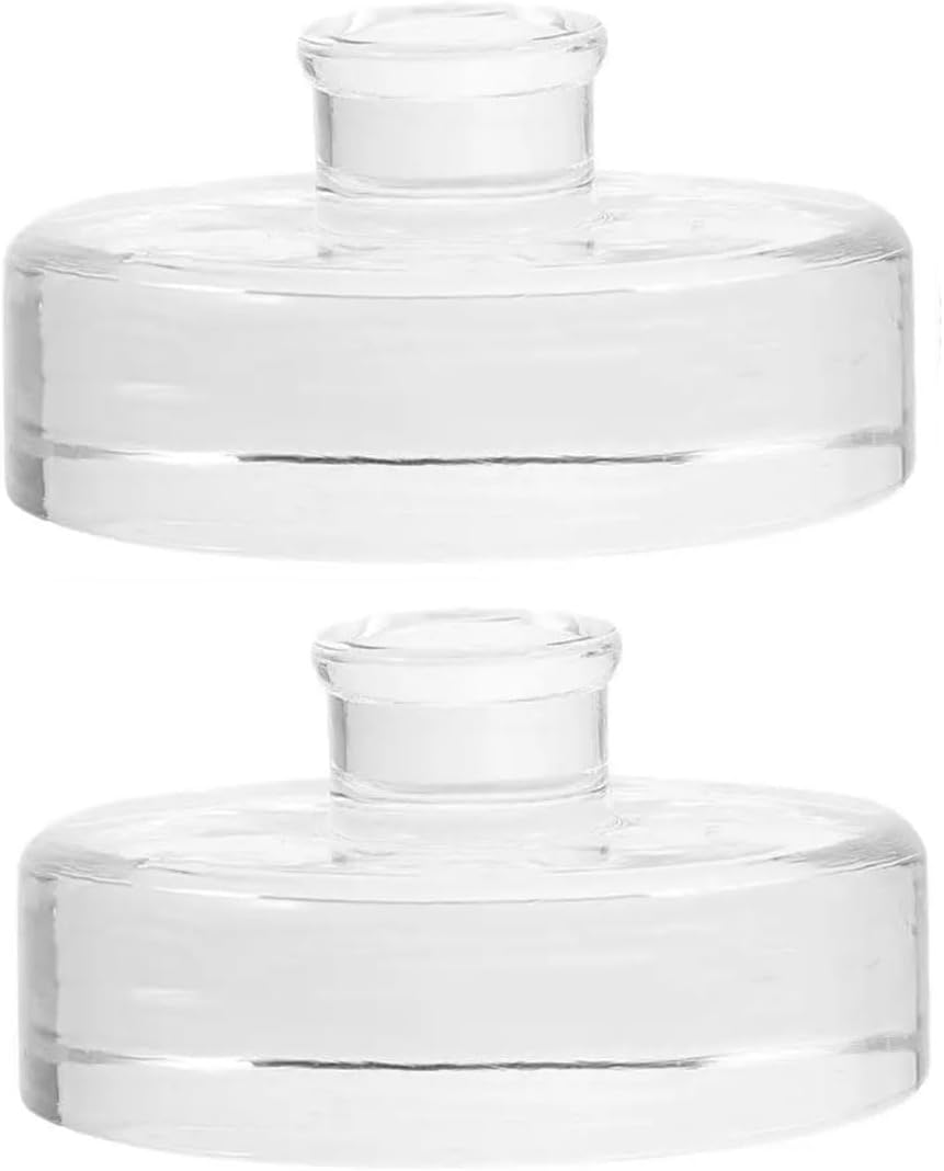 Amazon.com: 2 PCS Glass Fermentation Weights, Fermenting Lids for Wide ...