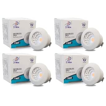 Buy DMT 1 Watt Round LED Button COB Pink Focus Light for POP/Recessed ...