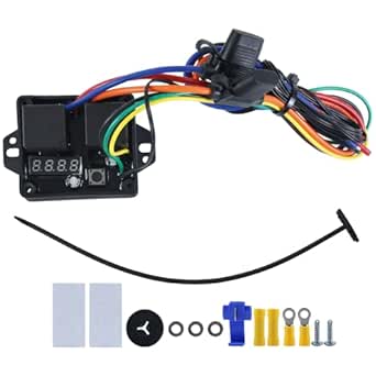 Amazon.com: Digital Radiator Fans Controller Switch Kit, 12V/24V ...