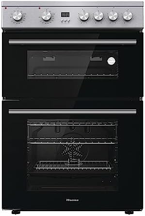 Hisense HDE3211BXUK 60cm Electric Cooker with Ceramic Hob - Brushed ...