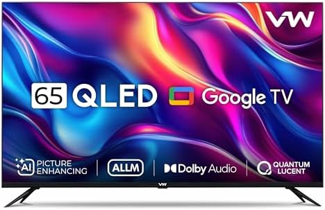 Hisense 164 cm (65 inches) U6N PRO Series 4K Ultra HD Smart QLED Mini ...